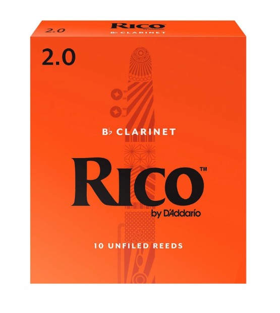Rico #2 Clarinet Reeds - Box of 10 - JC Music